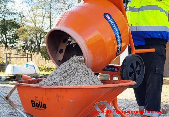 Why hire a Belle Cement Mixer? - Lifting Equipment Hire